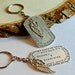 Remembrance Key Chain Loss of a Loved One by SouthernComfortZone