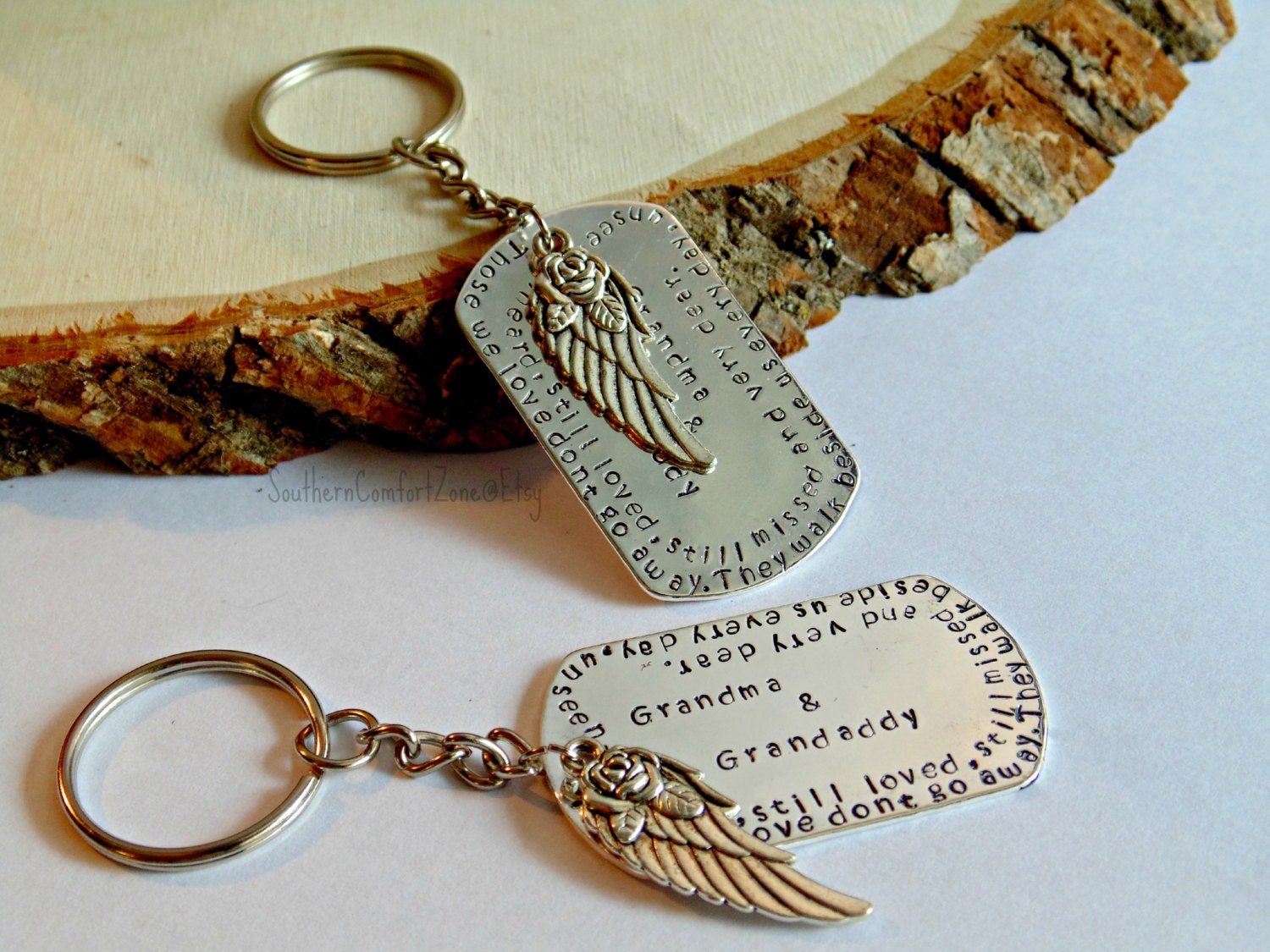 Remembrance Key Chain Loss of a Loved One Mom Dad Husband