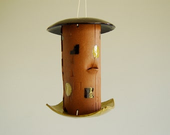 Clay bird feeder | Etsy