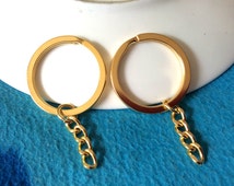 Popular items for gold key ring on Etsy