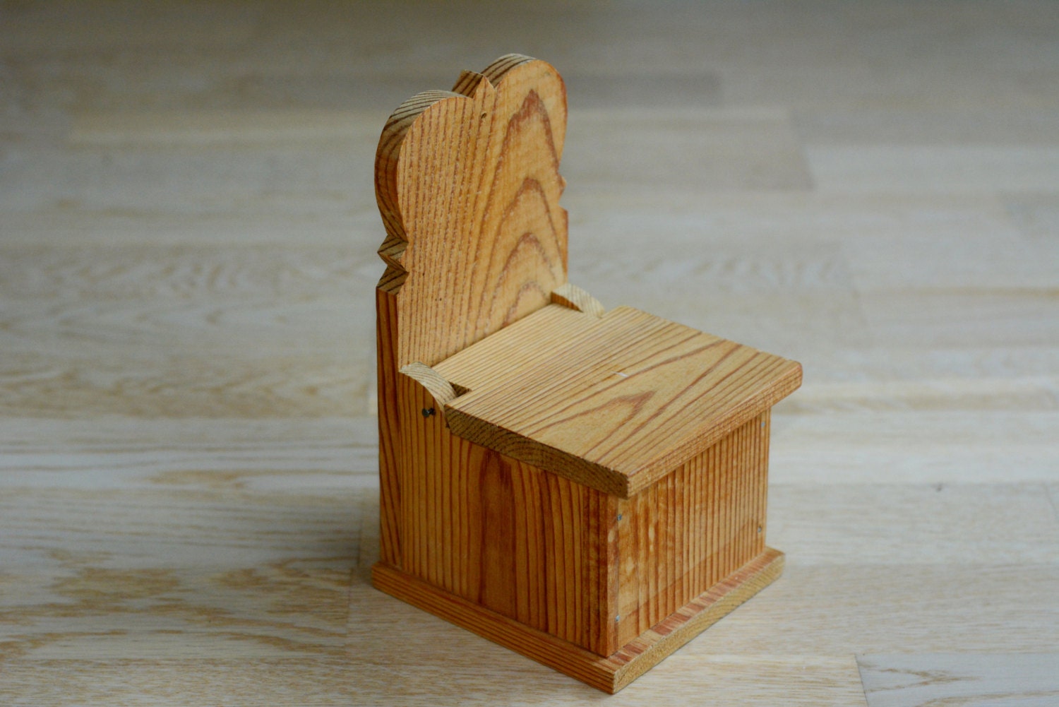 Vintage Swedish Primitive Wooden Salt Box Natural Wood Vintage Antique ...