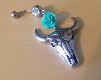 Cowgirl belly ring | Etsy