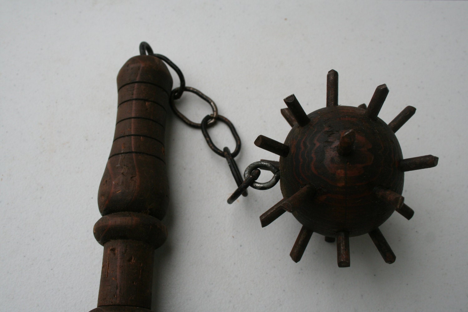 Vintage, mace, flail, spiked ball,Midieval, Gothic,weapon,weaponry, man ...