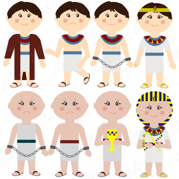 Joseph Digital Clipart: Joseph in Egypt by BellflowerBlueStudio
