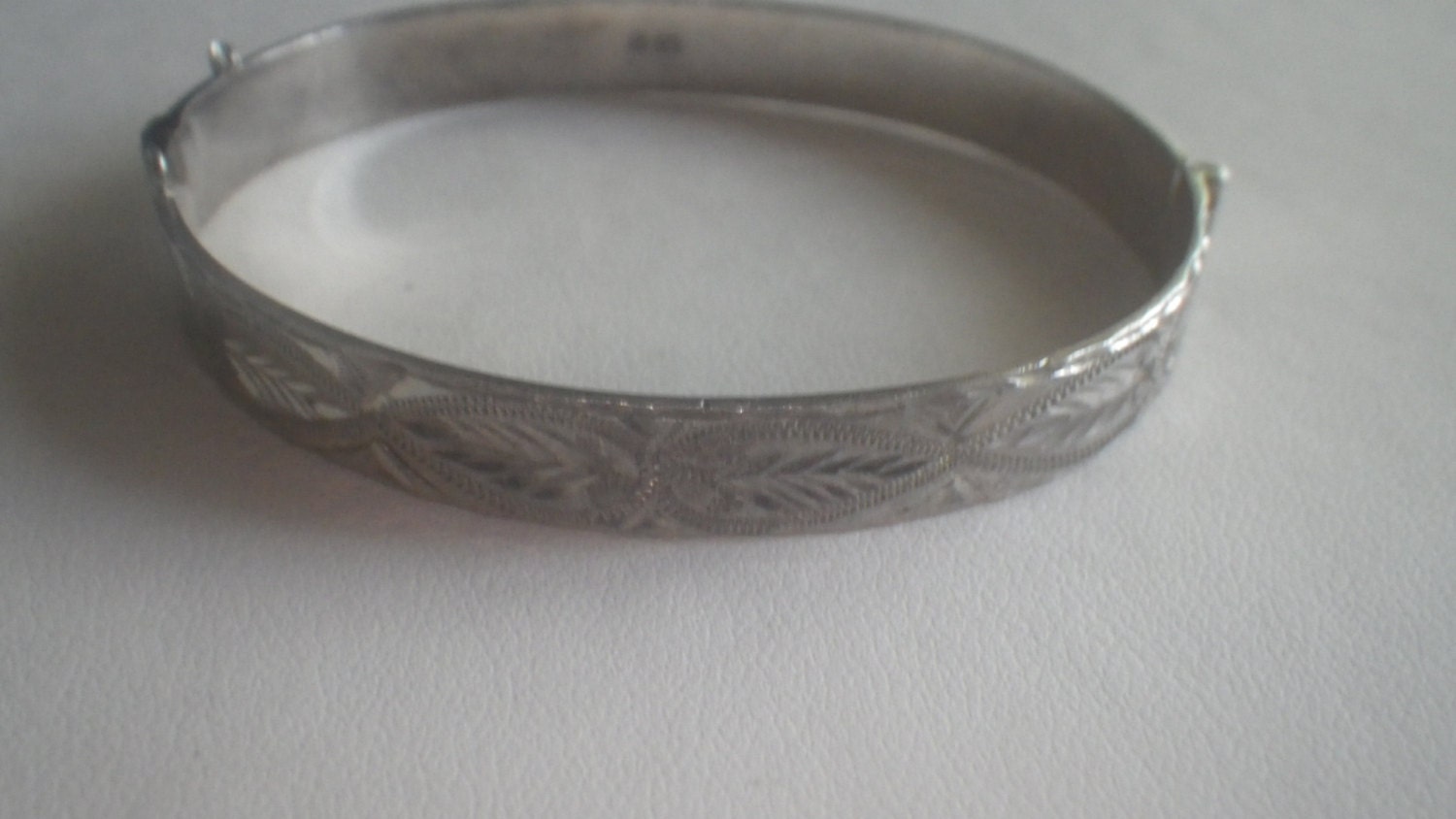 Vintage Sterling Silver Cuff Bangle Bracelet – Haute Juice