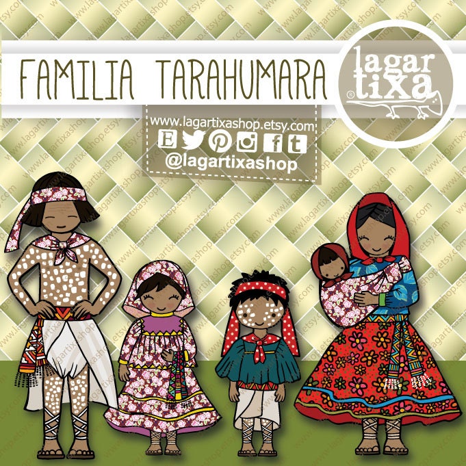 Tarahumara Raramuri Chihuahua México Tribe Tribal by LagartixaShop