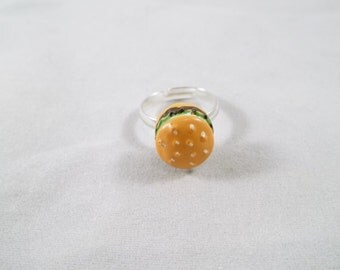 Hamburger ring | Etsy