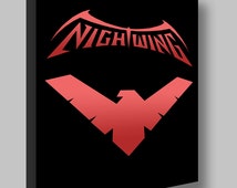 Popular items for nightwing logo on Etsy