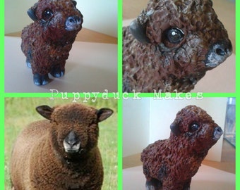 Polymer clay lamb | Etsy