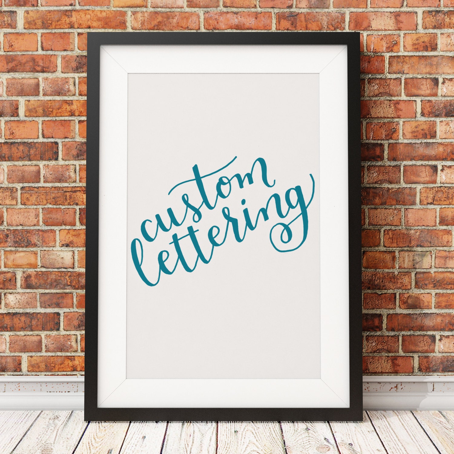 Custom Hand Lettering Print