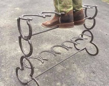 Popular items for horseshoe boot rack on Etsy