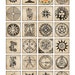 Pagan Alchemy Symbols Square Images 1x1 inch 1.5x1.5 inch for