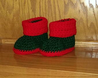 Christmas booties | Etsy