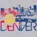 Colorado Flag Denver Skyline Sticker