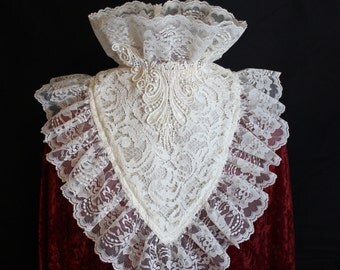 Popular items for victorian jabot on Etsy