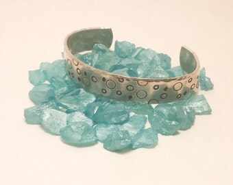 Items similar to Mashed Circles Hand Dyed Fabric on Etsy