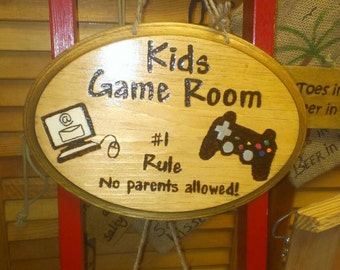Game room sign | Etsy