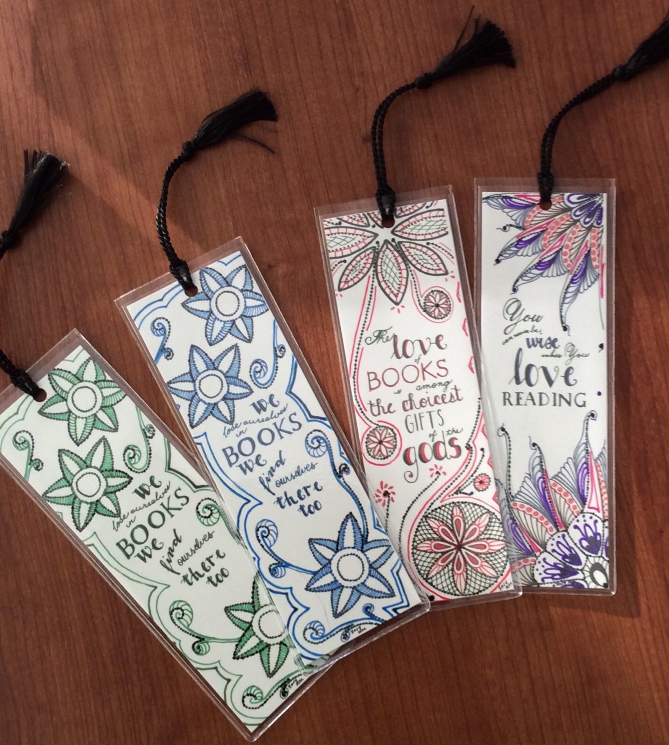 Large Bookmark: Be Wise purple