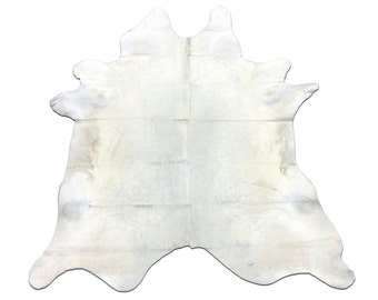 Popular items for white cowhide rug on Etsy