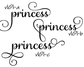 Popular items for script flourishes on Etsy