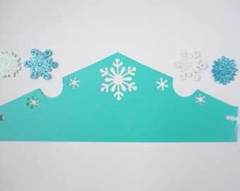 Popular items for snowflake crown on Etsy