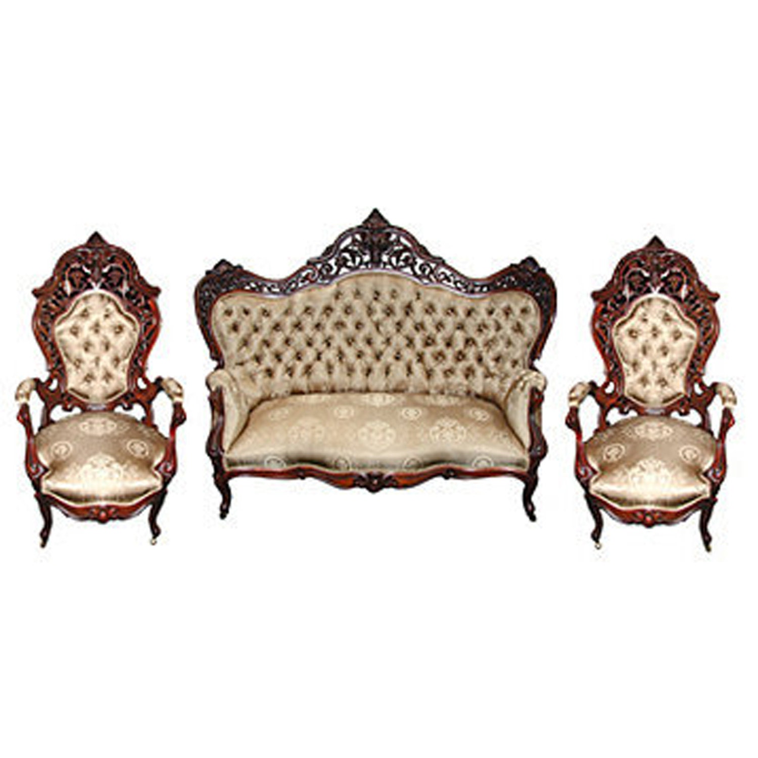 6507 Fabulous 3-Piece Rococo Parlor Set by J.W. Meeks – Haute Juice