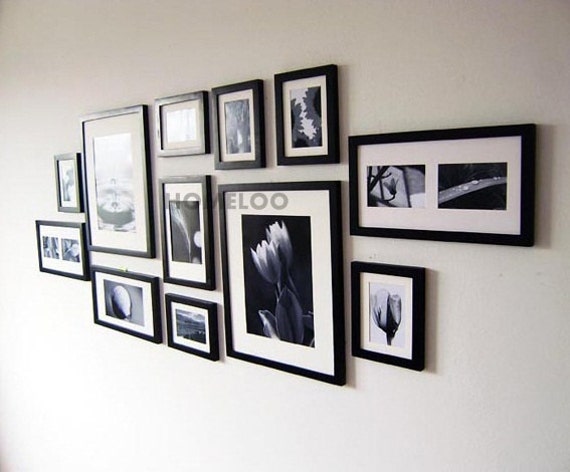 Photo Picture Frame Set Modern 12 by HOMELOO on Etsy