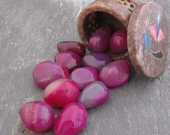 Popular items for bright pink stone on Etsy