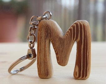 Letter m keychain | Etsy