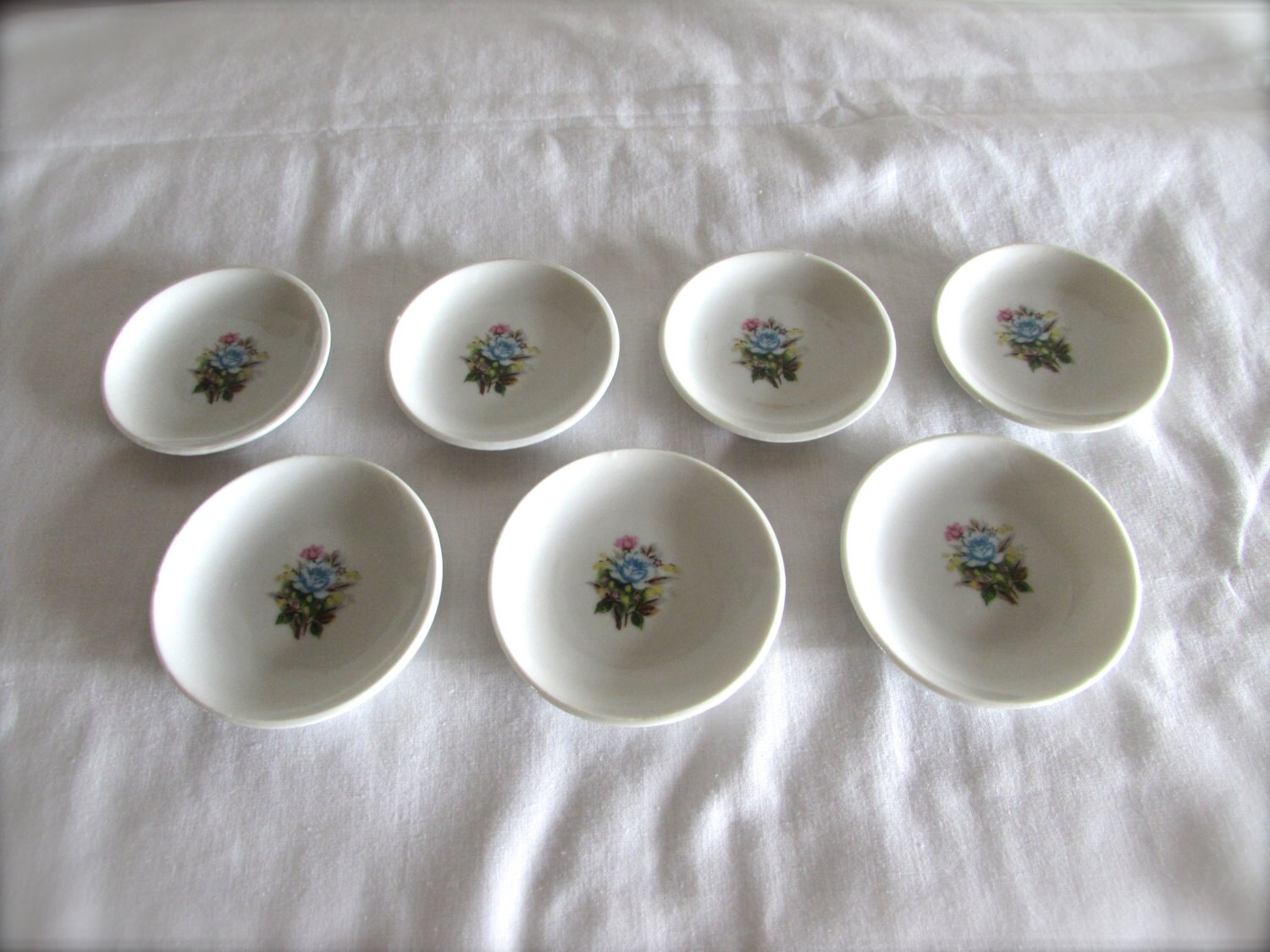Vintage Butter Pats Made in Japan, Individual Floral Design Miniature ...