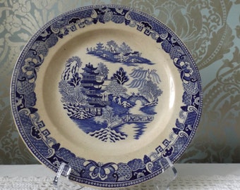 Willow pattern plate | Etsy