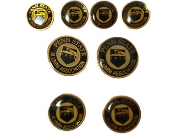 PENN STATE ALUMNI Association Blazer Buttons Replacement Enamel