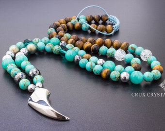 Tiger tooth necklace | Etsy