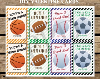 Sports valentine | Etsy