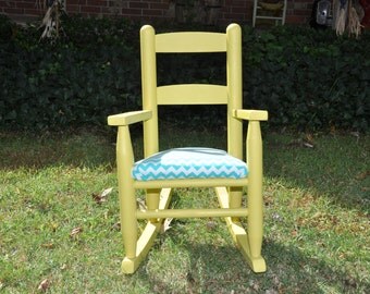 Popular items for painted rocking chair on Etsy