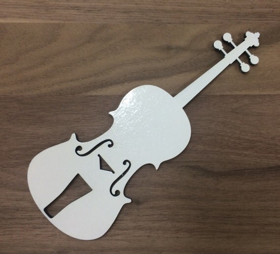 Unfinished Wood Laser Cut Violin or Fiddle Ready to Paint