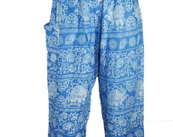 Hippie Pants Elephant - gypsy clothing harem pant design one size fits ...