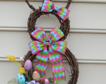 Popular items for bunny rabbit wreath on Etsy