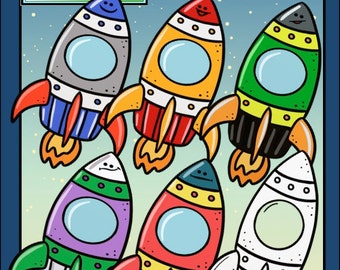 Popular items for rockets clip art on Etsy