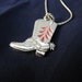 Sterling Silver Solid Custom Cowboy Boot With Sterling Silver