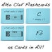 Alto Clef Note Name Flashcards Brand new item. Great for