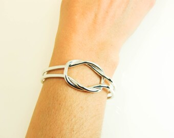 Sterling Silver Cuff Sterling Cuff Bracelet by Lovethebugs