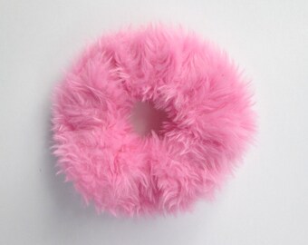 Popular items for fur scrunchies on Etsy