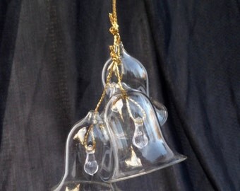 Popular items for clear glass bell on Etsy