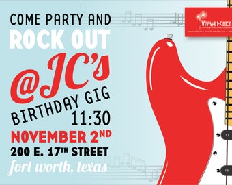 Rockstar birthday | Etsy