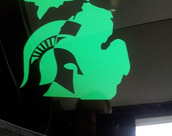 Detroit D Michigan Vinyl Car Window Decal Sticker