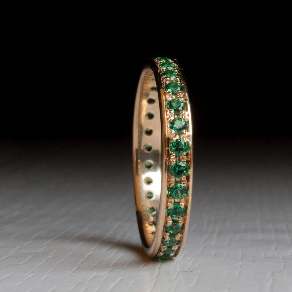 Emerald Eternity ring