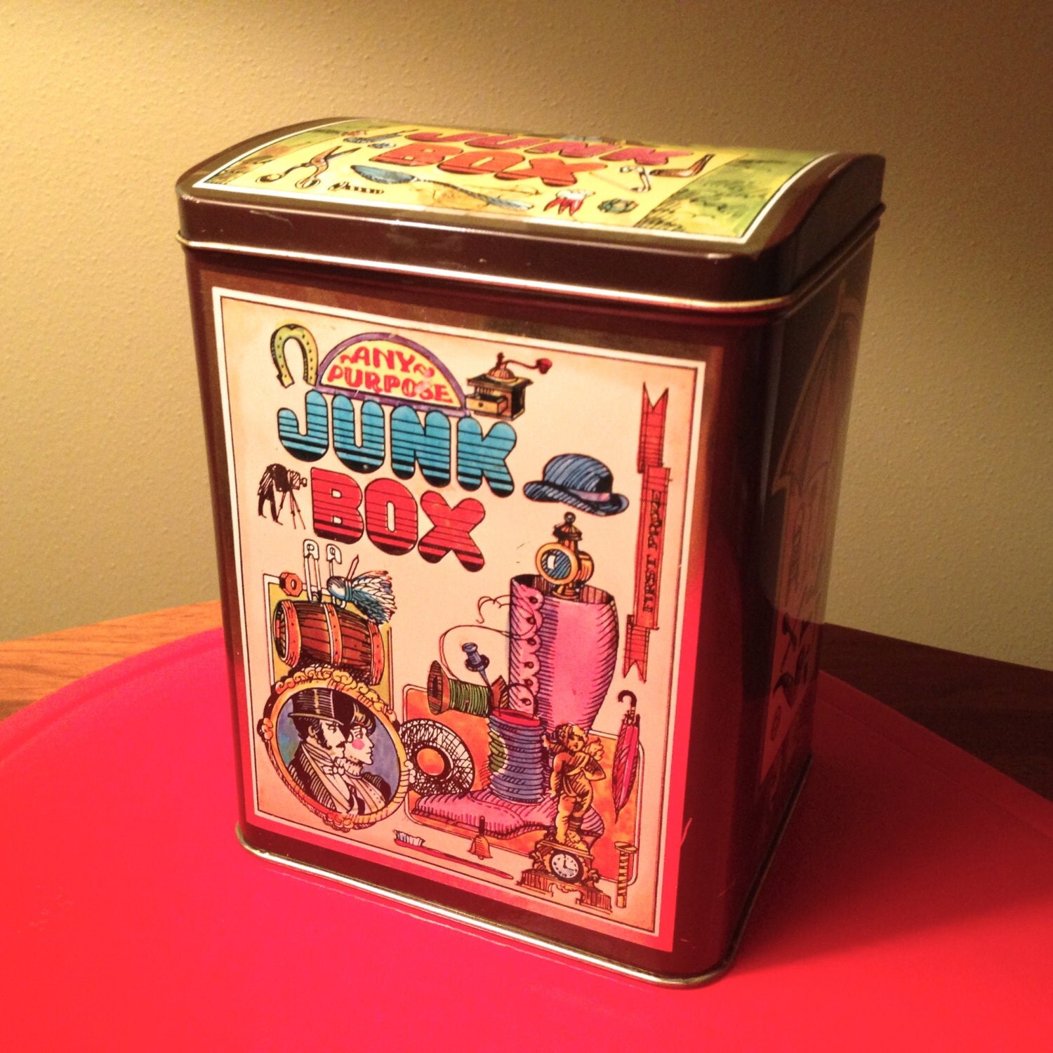 Vintage Junk Box tin container made in England – Haute Juice