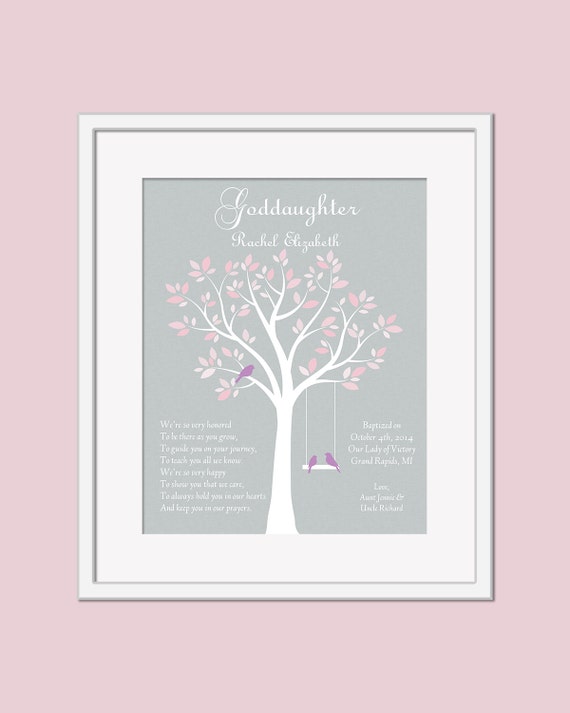 Gift For Goddaughter Goddaughter Gift by GoldHousePrints on Etsy