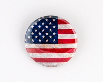 American flag button | Etsy